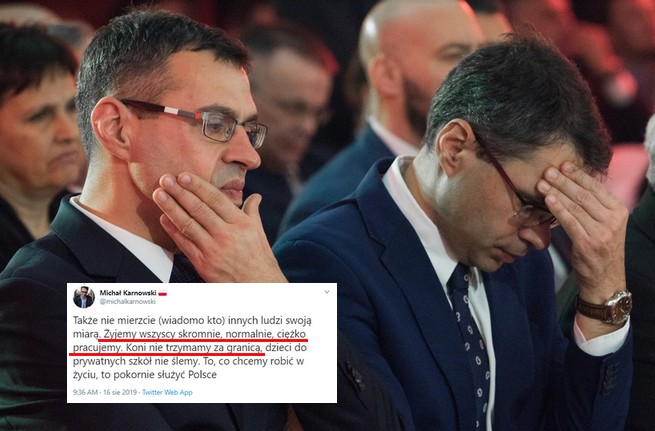 Michał Karnowski: żyjemy skromnie, nie trzymamy koni za granicą | Donald.pl