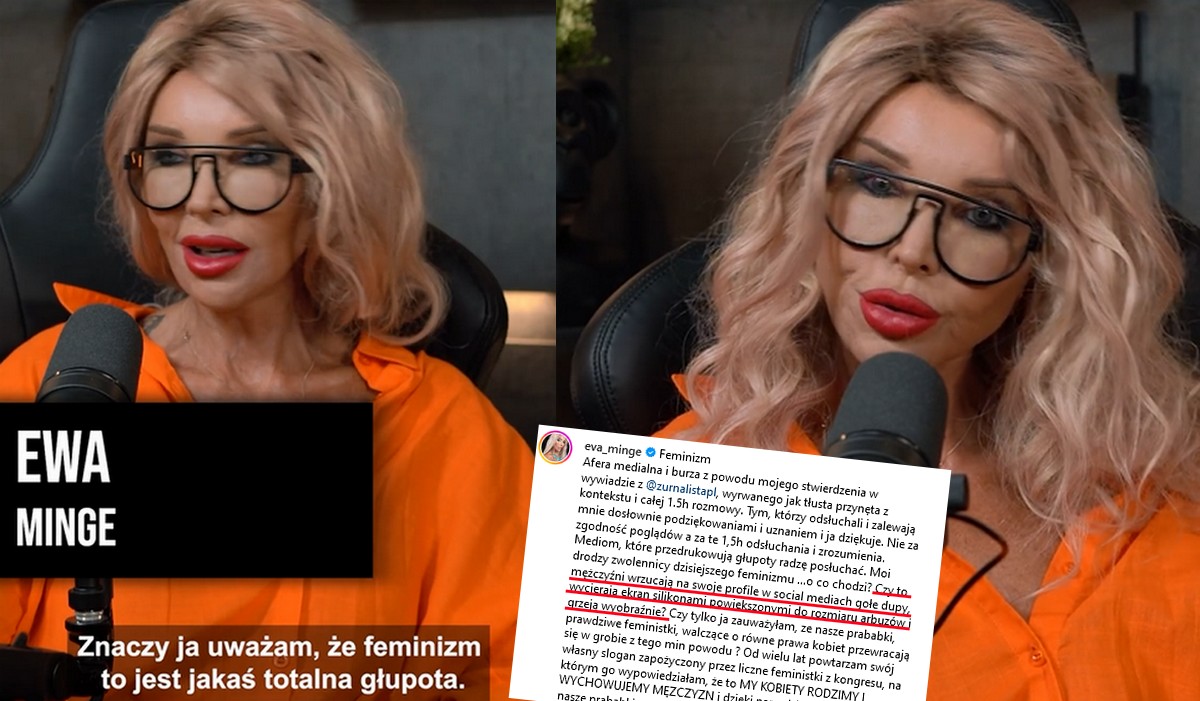 Minge pomimo krytyki podtrzymuje stanowisko, że "współczesny feminizm ...