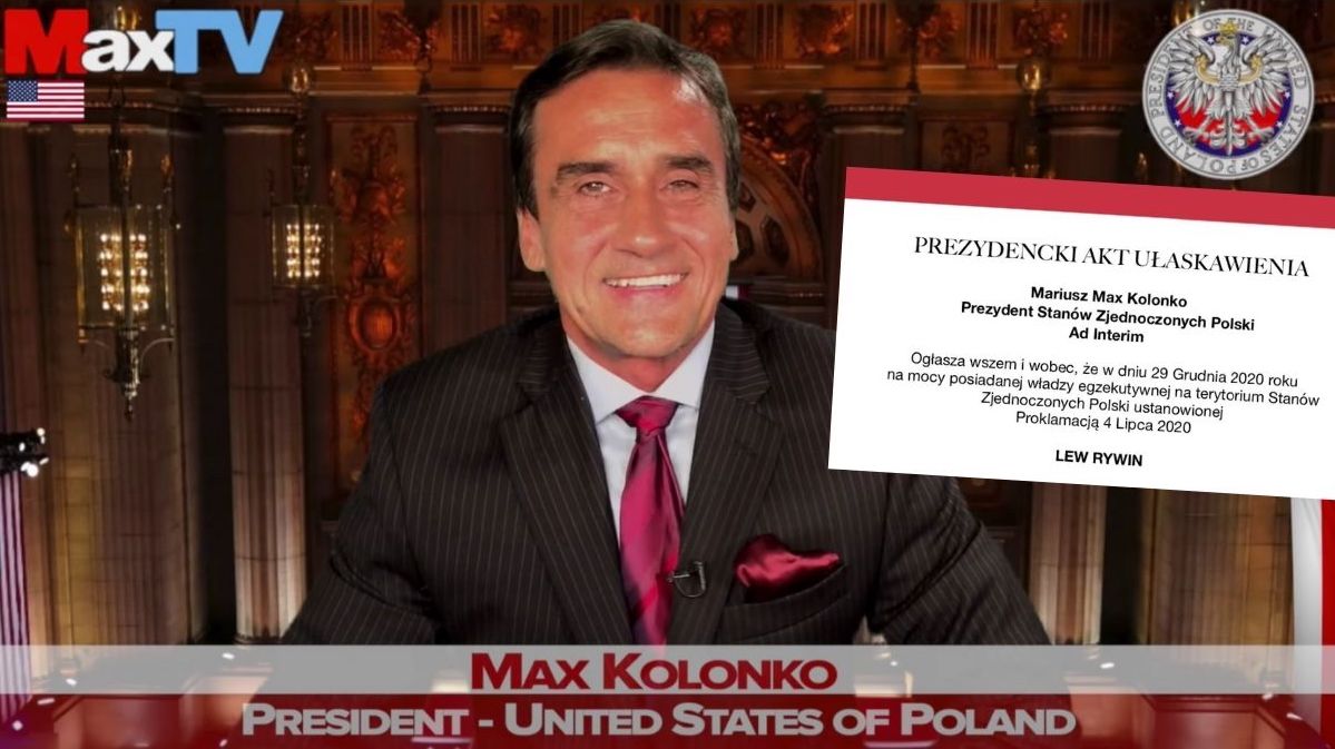 Mariusz Mad Max Kolonko wciąż uważa się za prezydenta i nawet usiłuje wydawać ułaskawienia ...