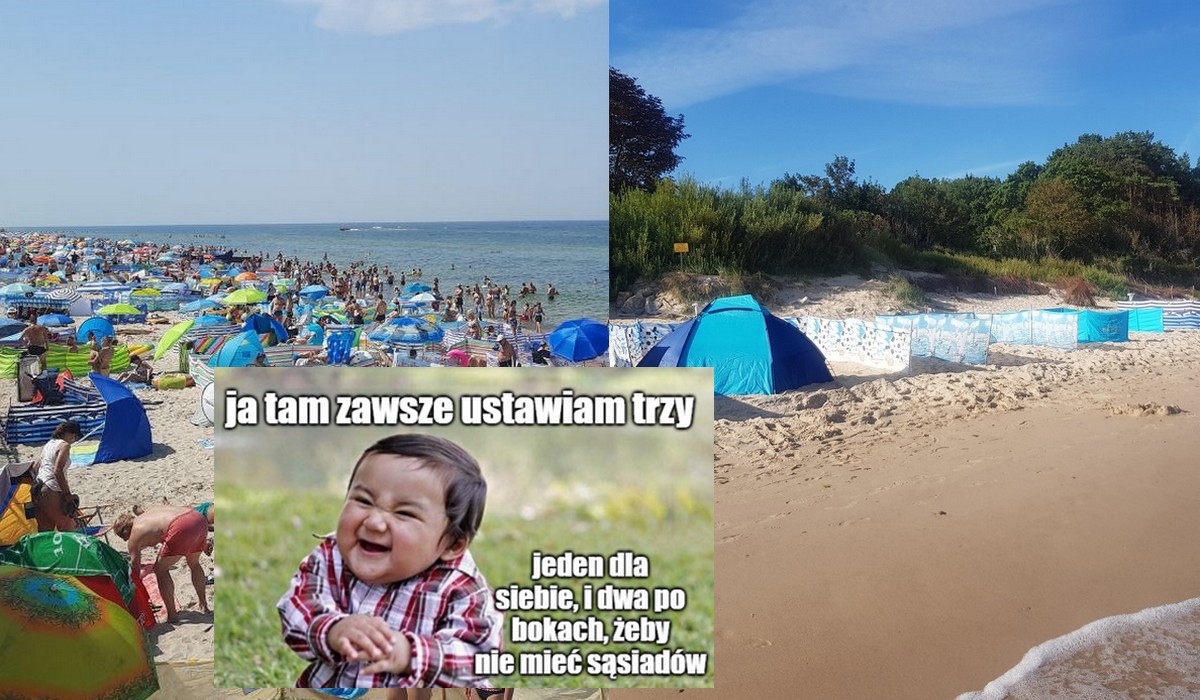 Parawaning nad Bałtykiem przeszedł w kryptoparawaning, ludzie zajmują ...