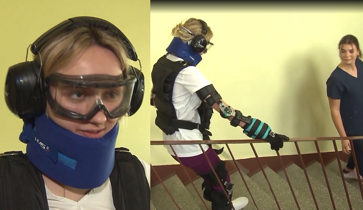 Symulator starości - ŚUM pokazuje, jak to jest mieć 70 lat, ograniczony ...