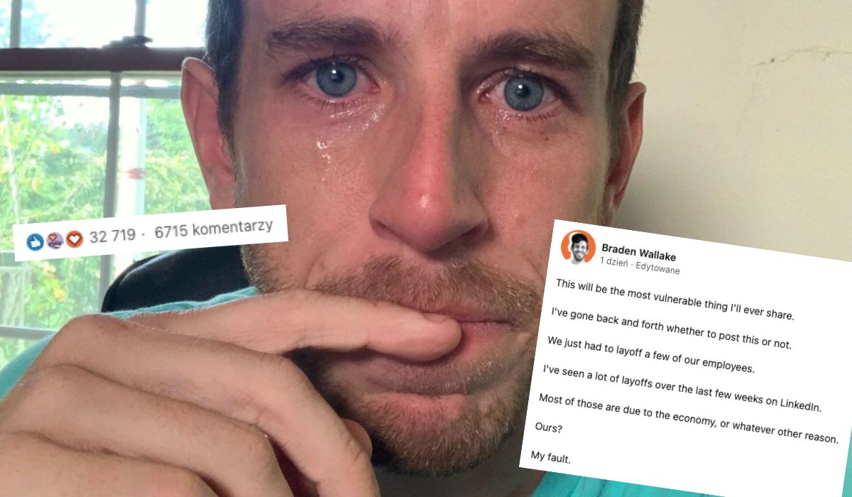 Szef HyperSocial po zwolnieniach wrzucił selfie jak płacze, żeby ...
