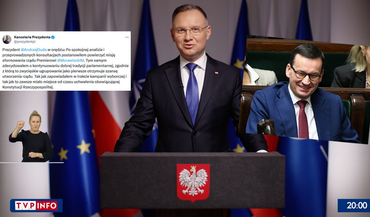 Prezydent Duda nie zaskoczył i jako pierwszy misję utworzenia rządu ...