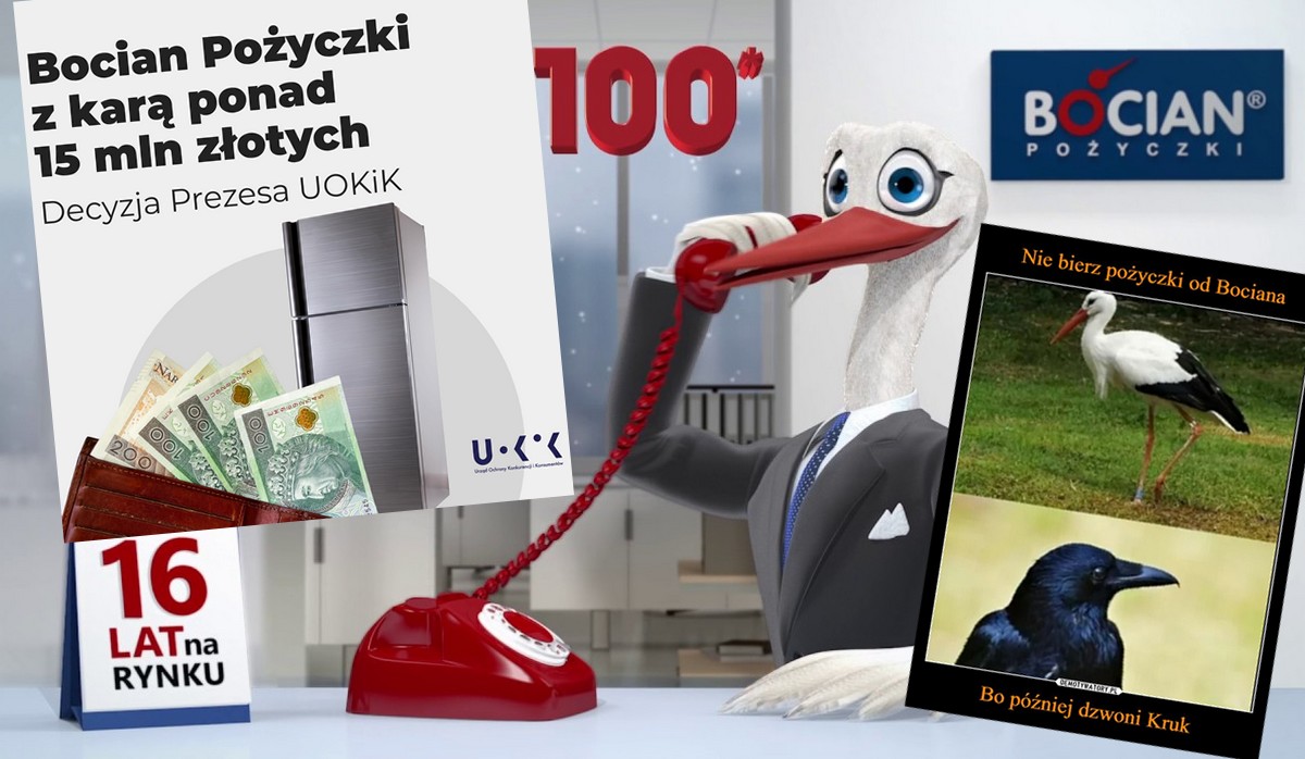 Firma Bocian Pożyczki ukarana za mechanizm wpędzania ludzi w jak ...
