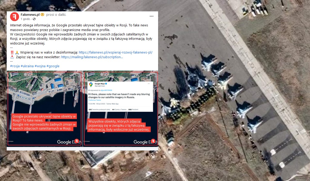 W sieci krąży fake, że Google Maps zaczęły pozwalać na oglądanie ...