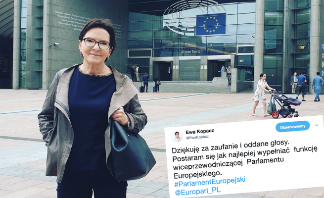 Ewa Kopacz wybrana wiceprzewodniczącą Parlamentu Europejskiego | Donald.pl