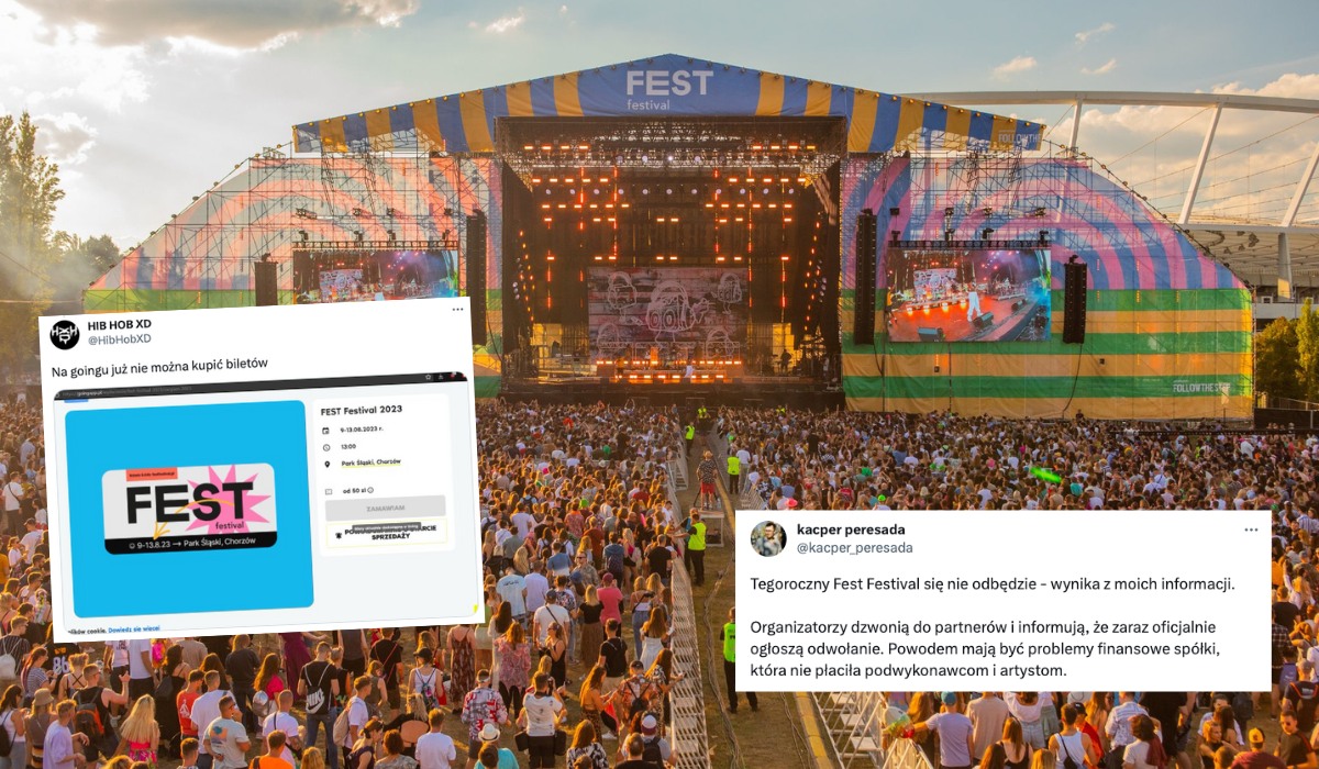 Popłoch wśród wybierających się na FEST Festival, impreza ma zostać odwołana | Donald.pl