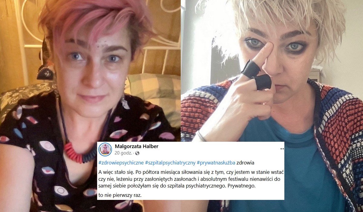 Małgorzata Halber znalazła się na terapii w prywatnym szpitalu ...