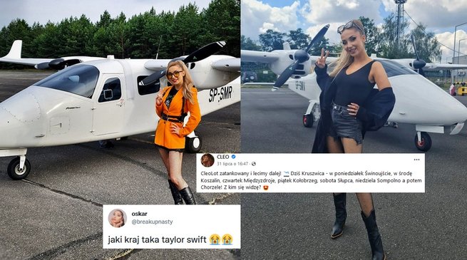 Cleo, niczym polska Taylor Swift, nie zważa na klimat i lata sobie ...