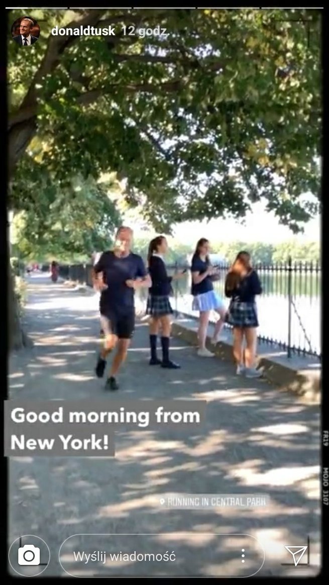 Donald Tusk biega w Nowym Jorku i marzy, że nie ma brexitu | Donald.pl