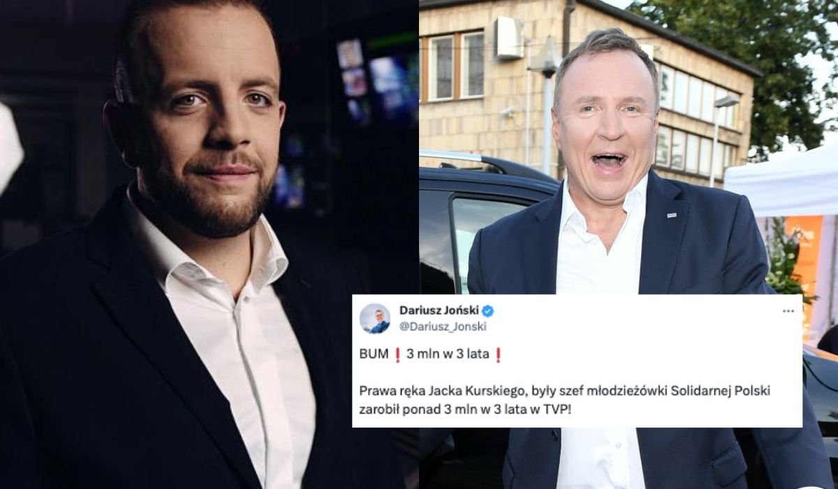 Pomocnik Jacka Kurskiego zarobił w TVP 3 mln zł w 3 lata. Pracę dostał ...